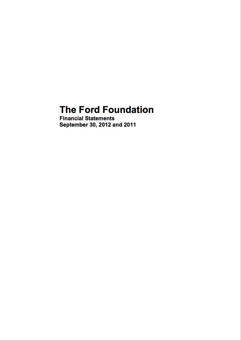 Governance and Financial Statements - Page 5 of 11 - Ford Foundation