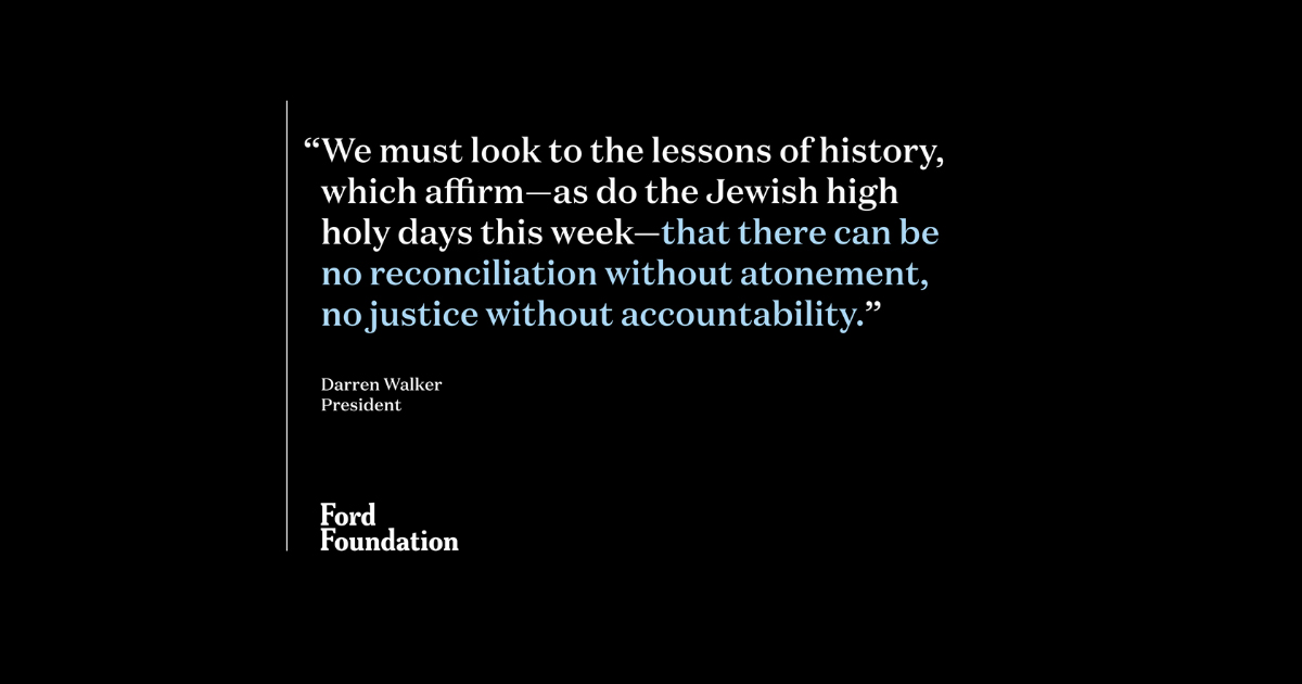 Rejecting the Rising Tide of Antisemitism - Ford Foundation